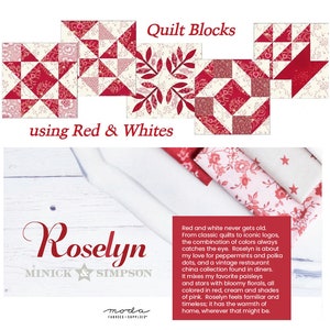 ROSELYN Collection - Moda Fabric by Minick & Simpson - Etsy