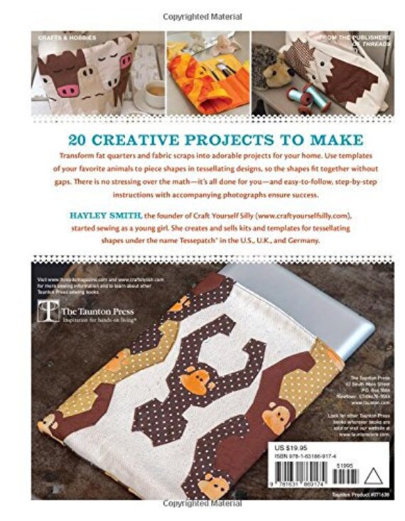 Books & Magazines Craft Supplies & Tools Simple Patchwork Projects 20 animal-themed projects to ...