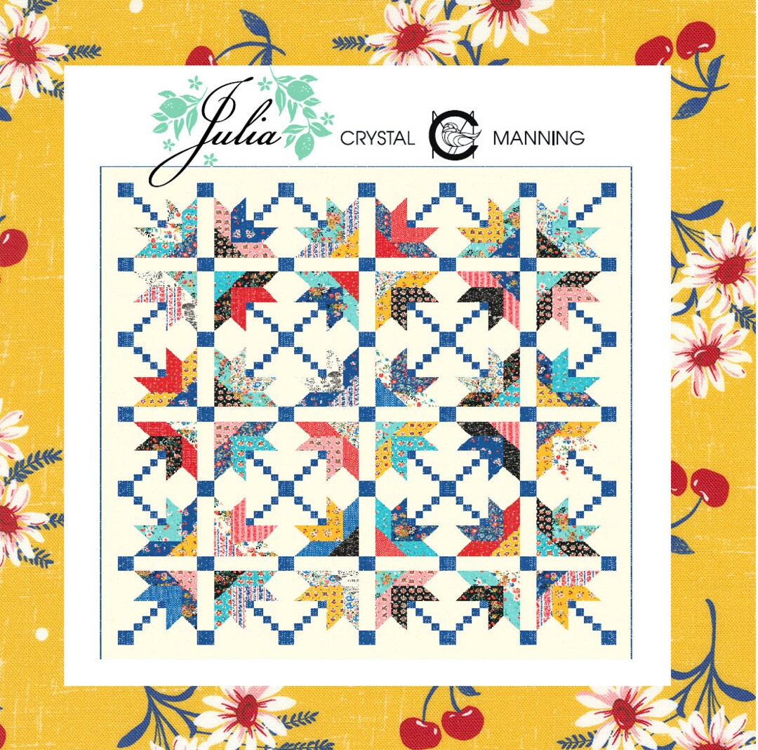 Julia - Gift Boxed Moda Quilt Kit by Crystal Manning for Moda Fabrics / Inspired by Julia Child ...