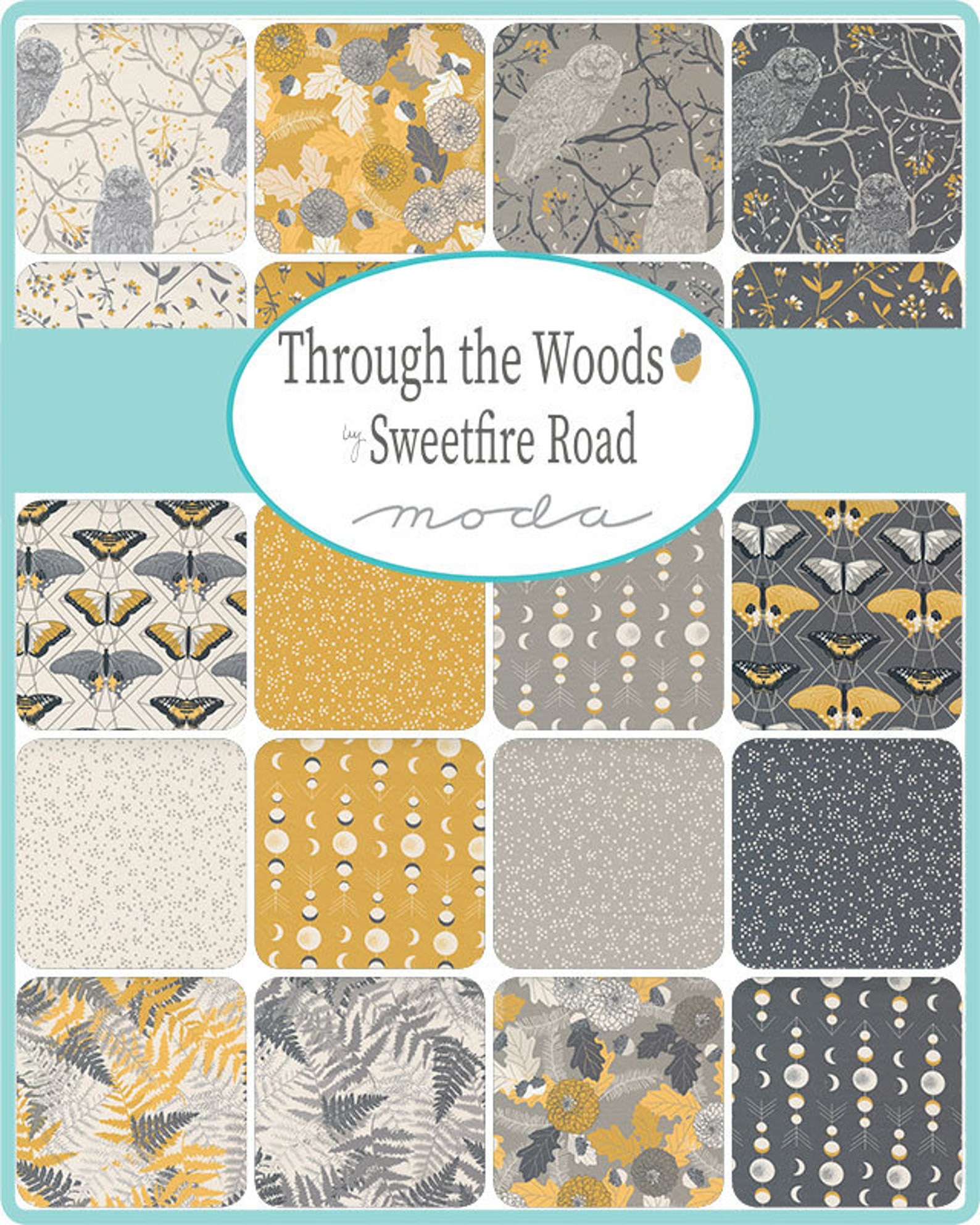 THROUGH THE WOODS Moda Quilt Kit - Etsy