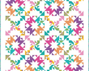 PETAL POWER Moda Gift Boxed Quilt Kit / by Me and My Sister - Etsy