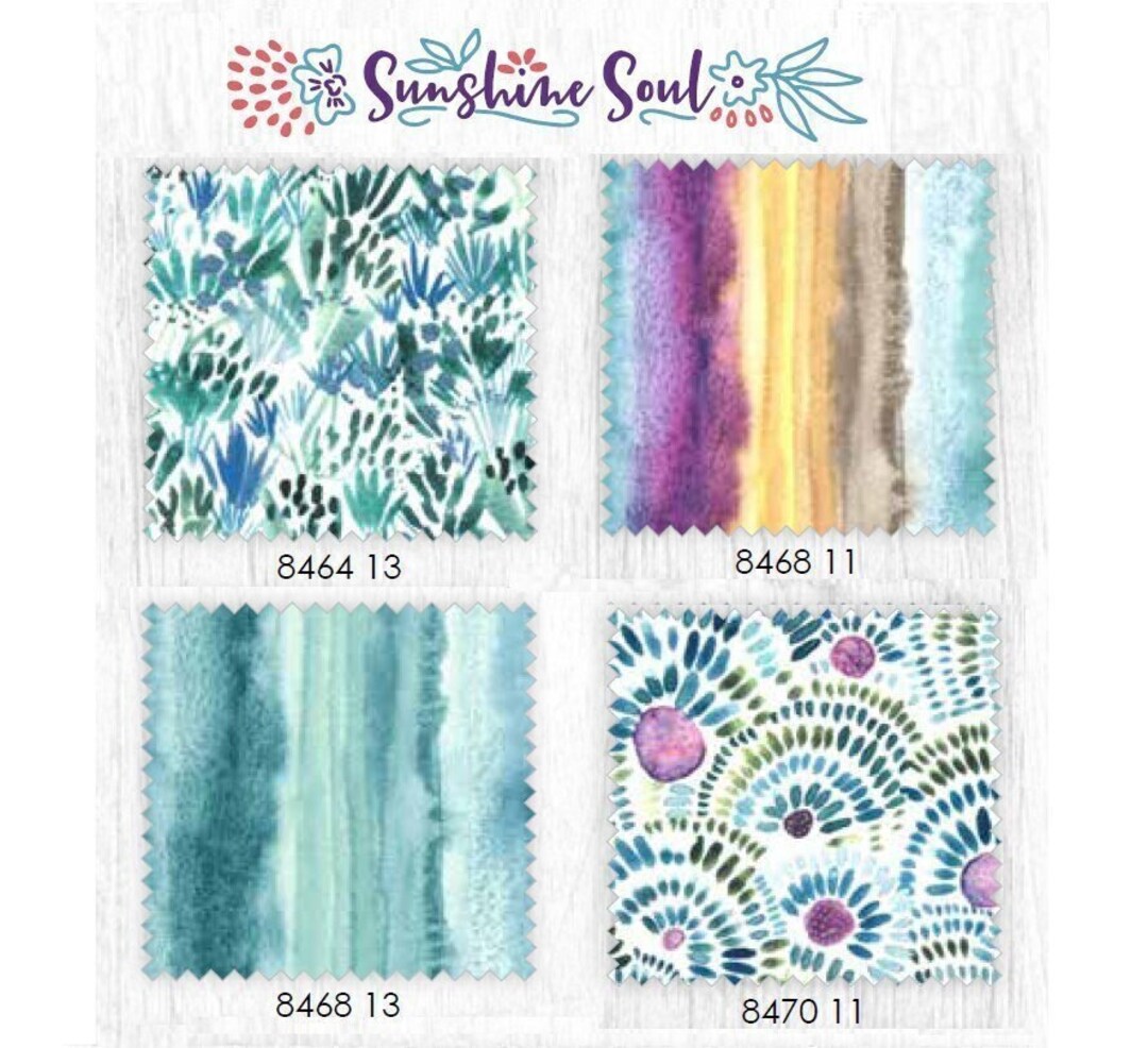 Sunshine Soul - Moda Floral Fabric by Laura Muir / Create Joy Project ...