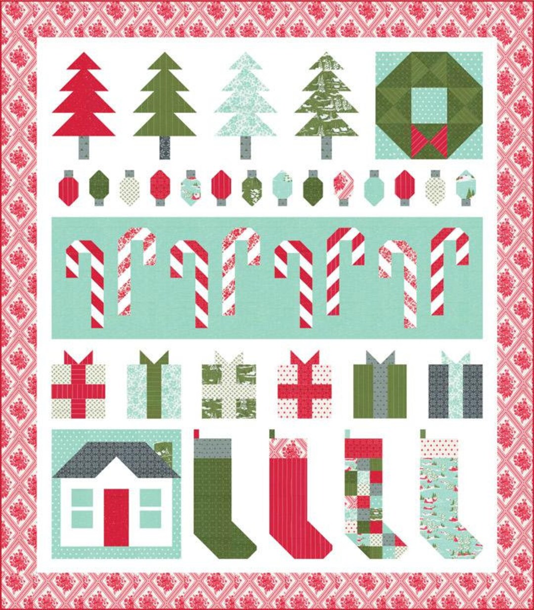 Merry Little Christmas - Moda Quilt Kit - Etsy