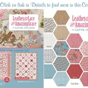 Leather & Lace and Amazing Grace - Moda Fabric, Pattern, Journal by ...