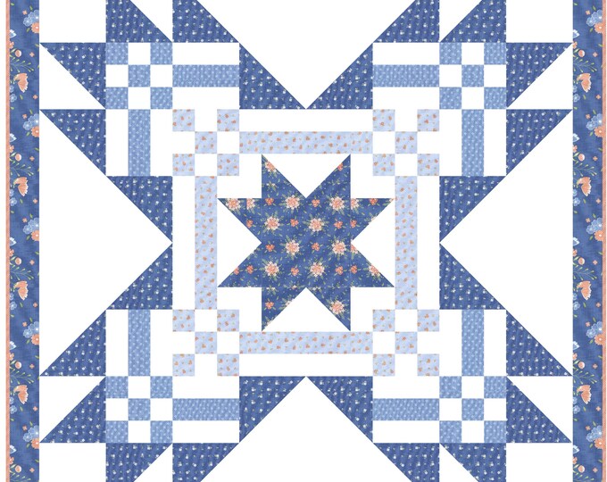 BARN STAR Quilt Kit - Moda Fabric + Quilt Pattern by Corey Yoder of ...