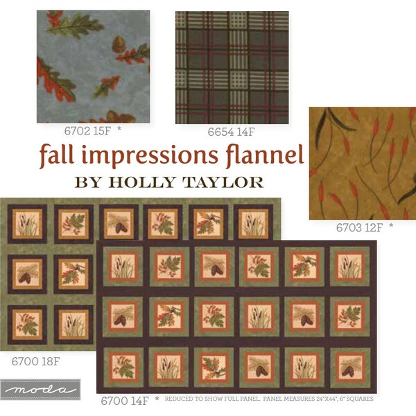 Fall Flannel Fabric - Etsy