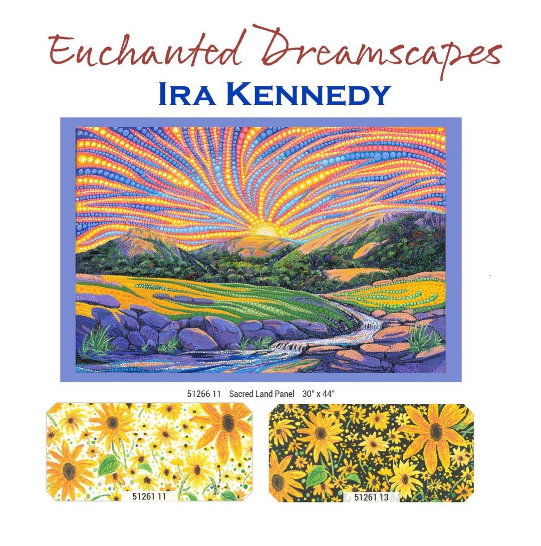 Dreamscapes Collection Moda Fabric by Ira Kennedy Enchanted - Etsy