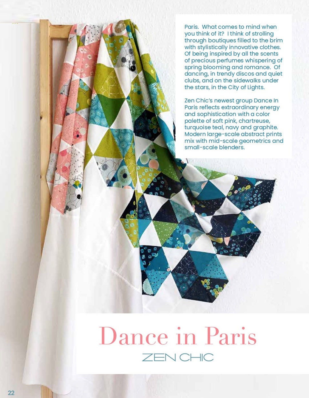 DANCE IN PARIS Moda Quilt Kit - Etsy