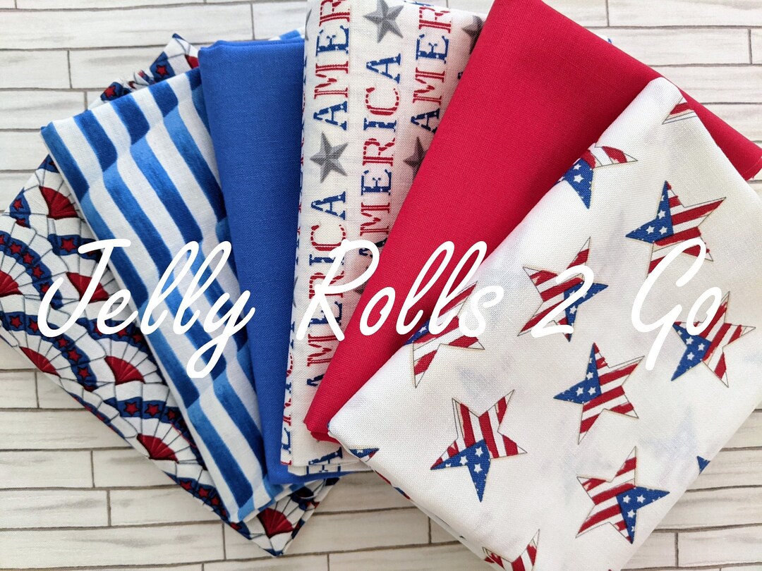 Red White and Blue Basics - Color Design Fat Quarter Bundle - Etsy