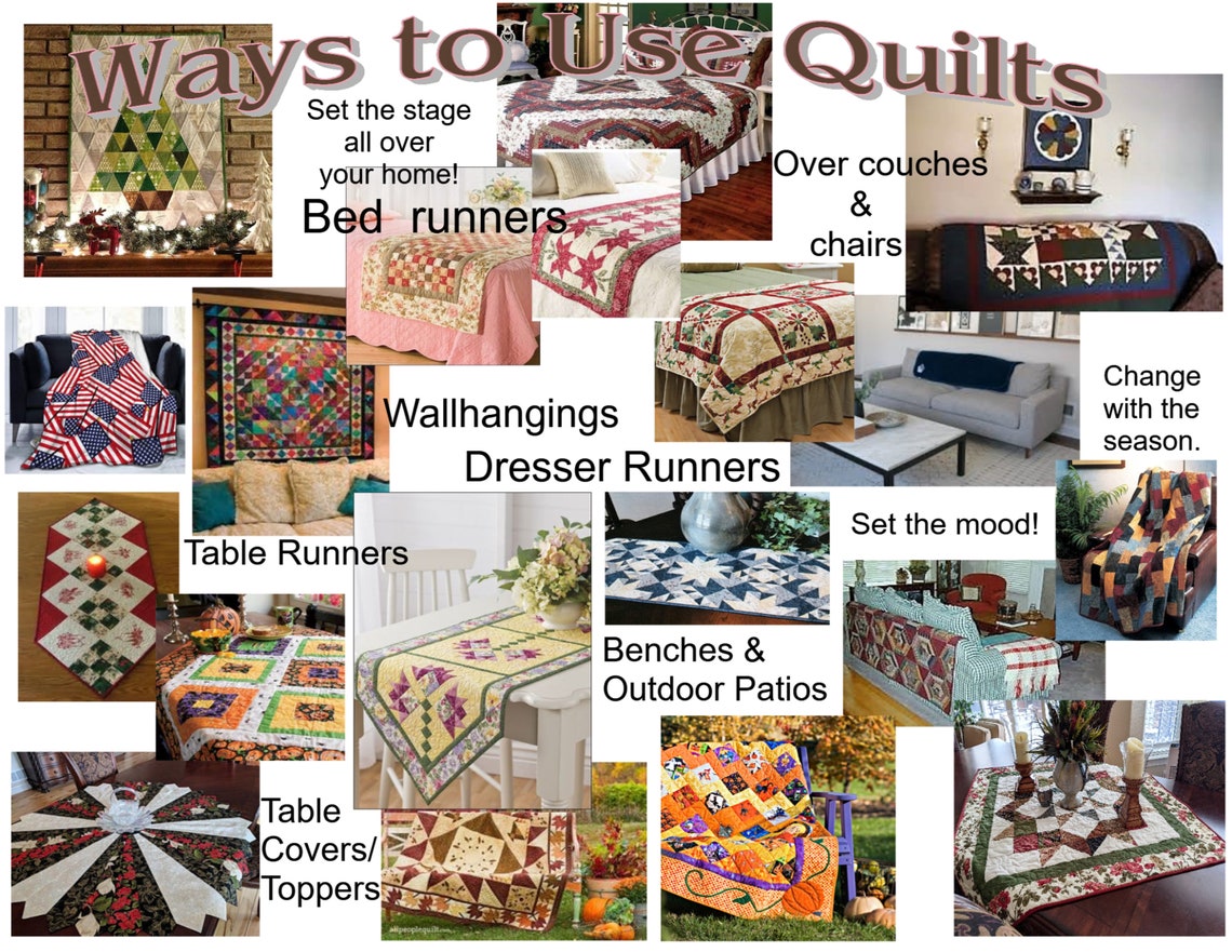 Liberty Patchwork Quilt Matching Quilted Pillow Shams - Etsy