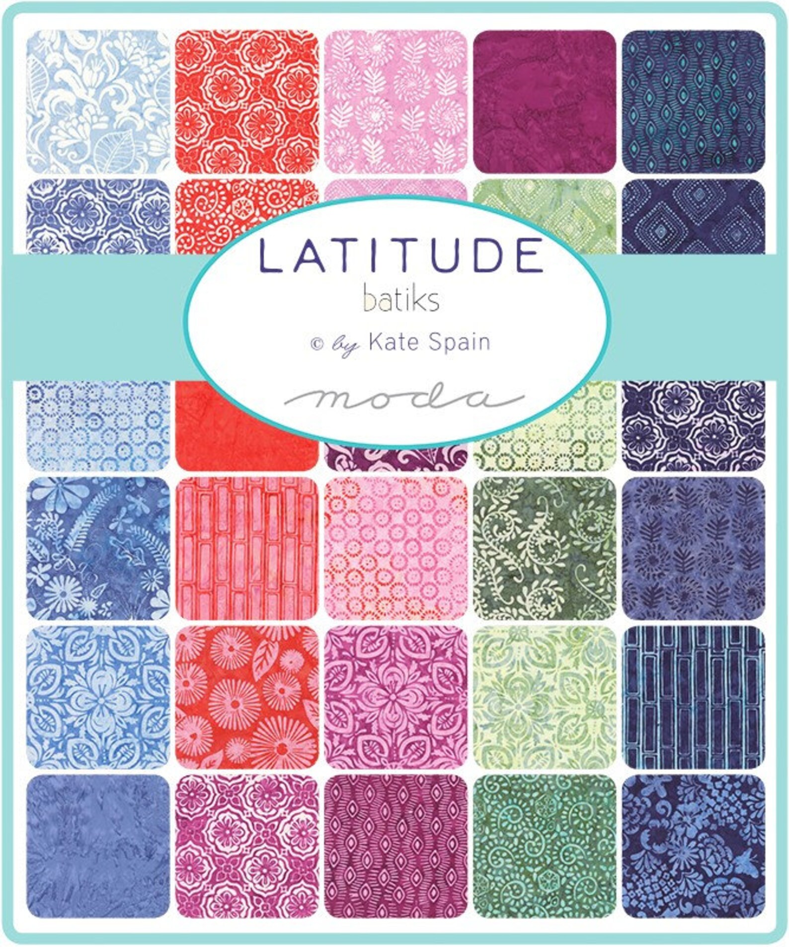 LATITUDE Quilt Kit Moda Batik Fabric by Kate Spain / Large - Etsy