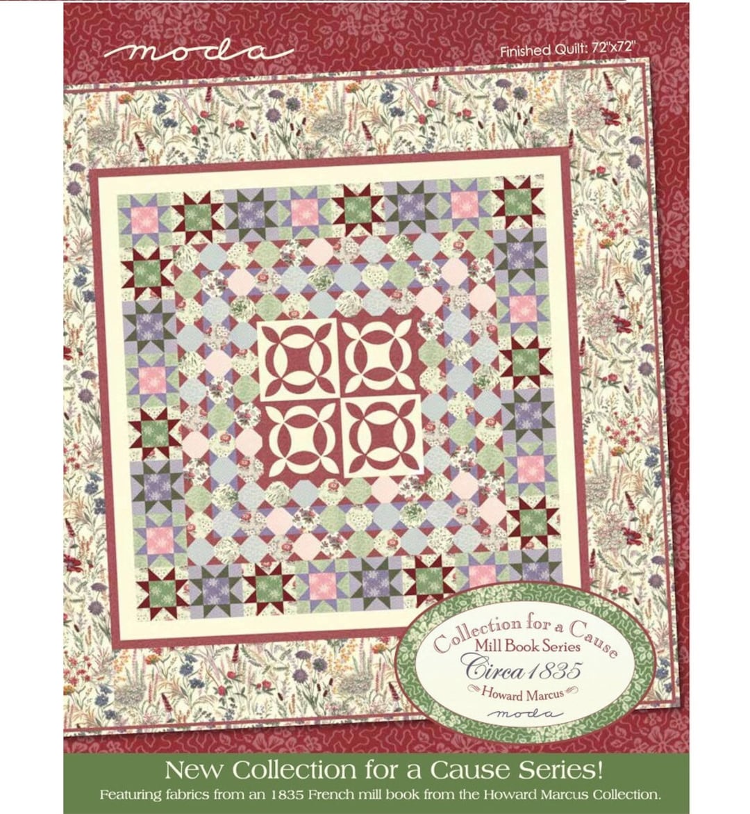 Mill Book Series Circa 1835 Quilt Pattern / Collection for a Cause by ...