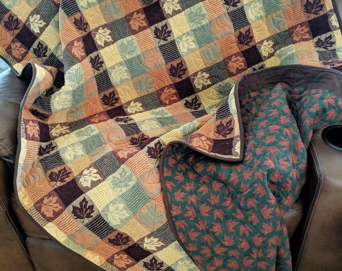 Quilt for Sale, Aspen & Maple Patchwork, Finished Quilt, Art Quilts ...