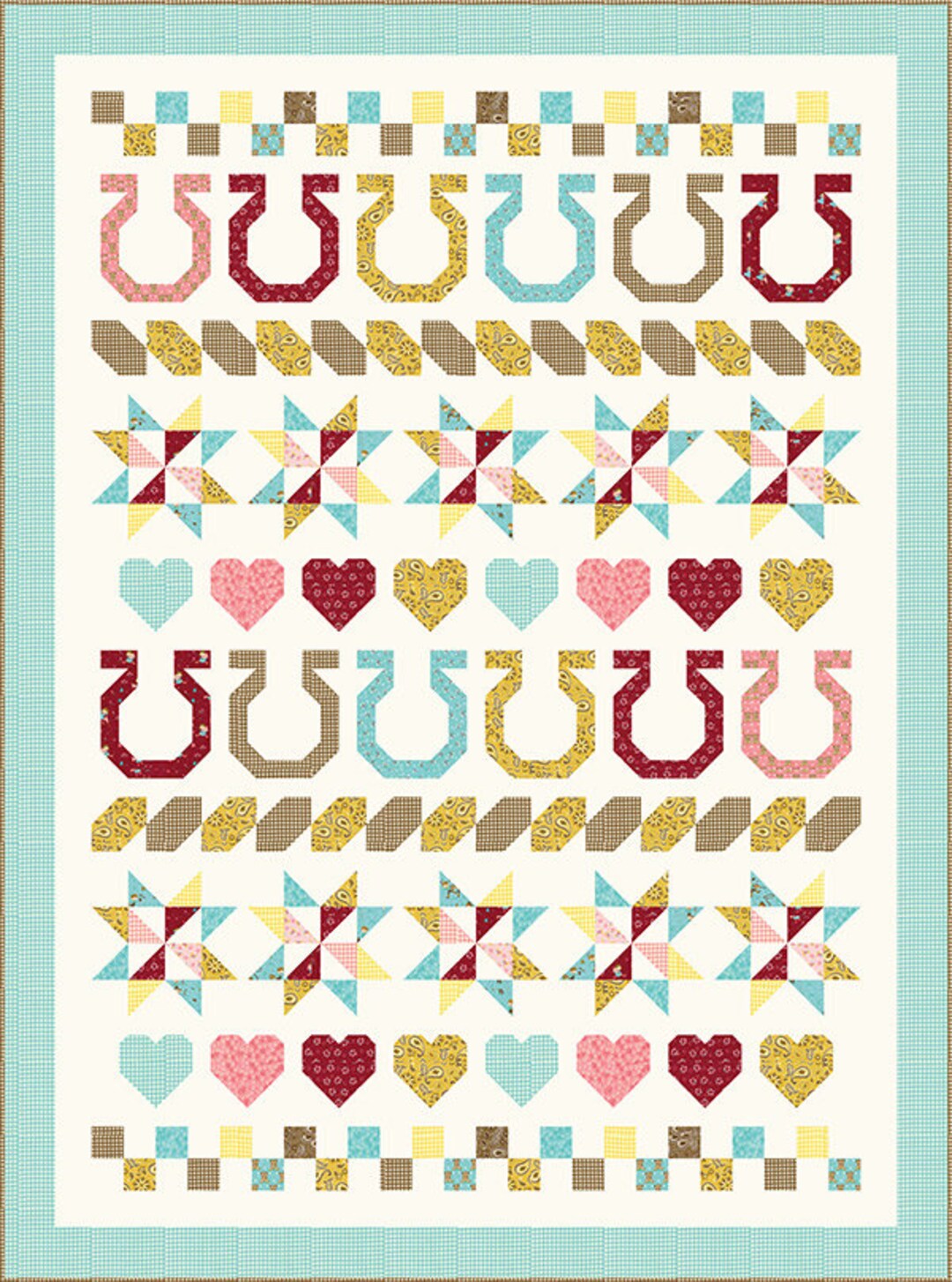 Howdy Quilt Kit - Moda Fabric + Pattern by Stacy Iest Hsu - Etsy