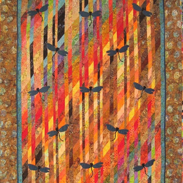 Dragonflies in Flight Quilt Pattern - Etsy