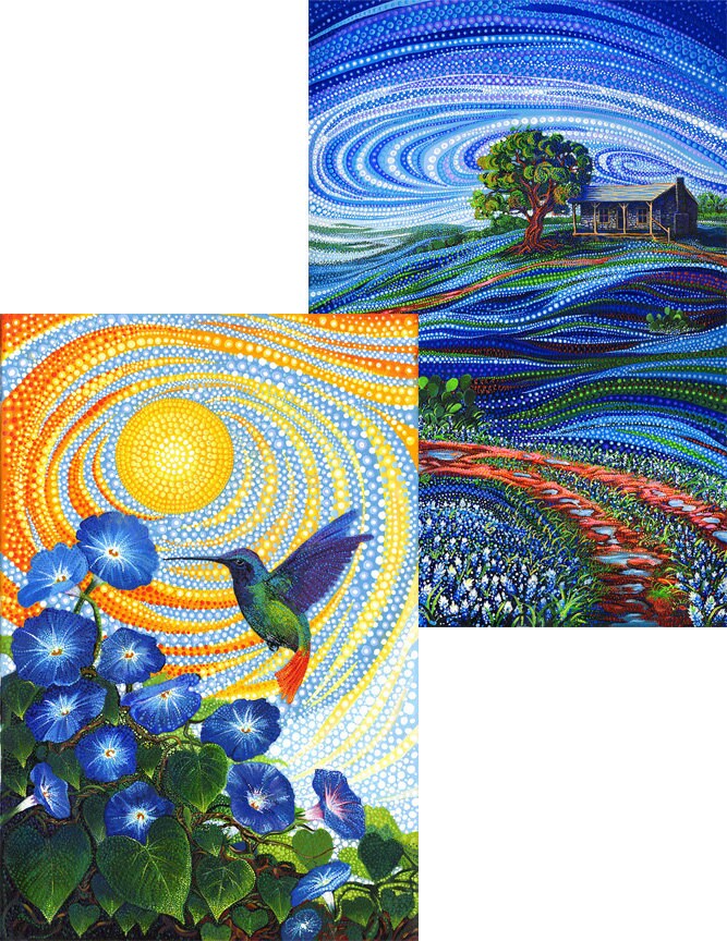 Dreamscapes Moda Fabric by Ira Kennedy - Etsy