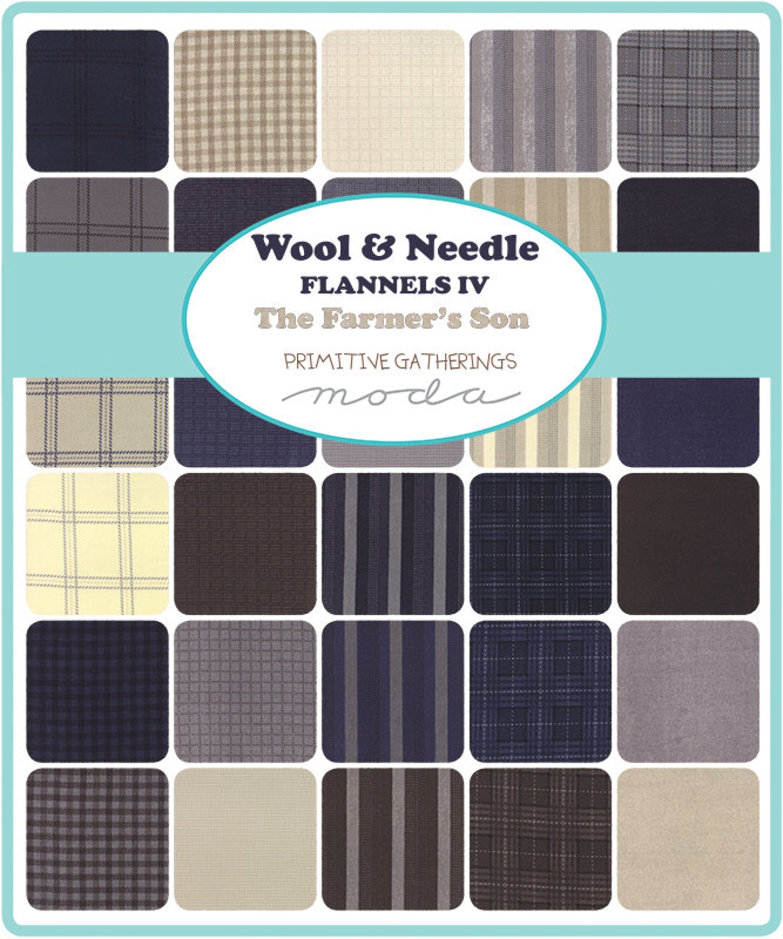 WOOL NEEDLE IV Quilt Kit Moda Flannel Fabric by Primitive - Etsy
