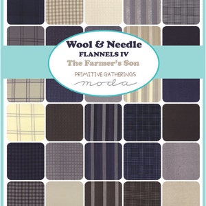 WOOL NEEDLE IV Quilt Kit Moda Flannel Fabric by Primitive - Etsy