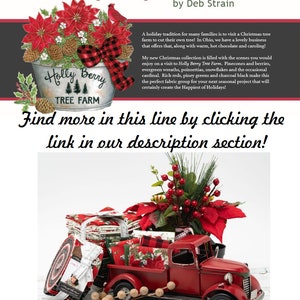 Holly Berry Tree Farm Moda Fabric Panels by Deb Strain / Beautiful ...