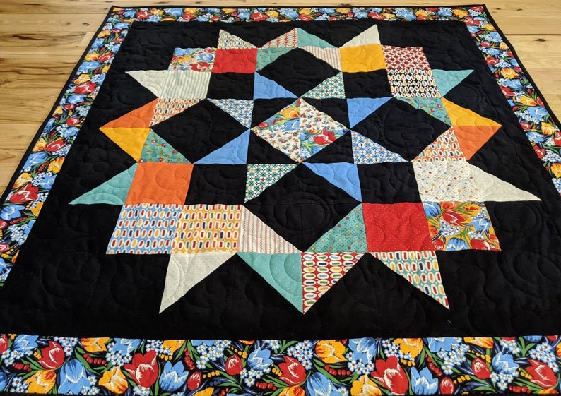 Jeweled Stars QUILT KIT Moda Fabric Quilt Pattern // Easy - Etsy