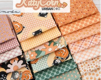 Kitty Corn Charm Pack Quilt Kit and Pattern Urban Chiks for Moda ...