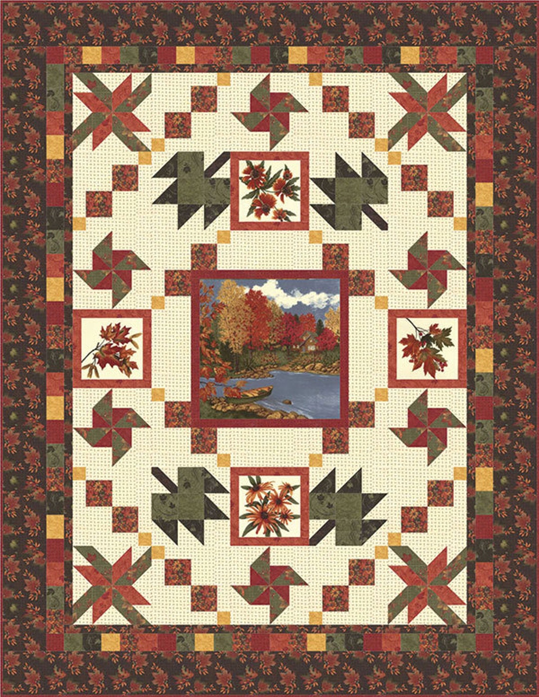 Maple Island Quilt Pattern - Etsy