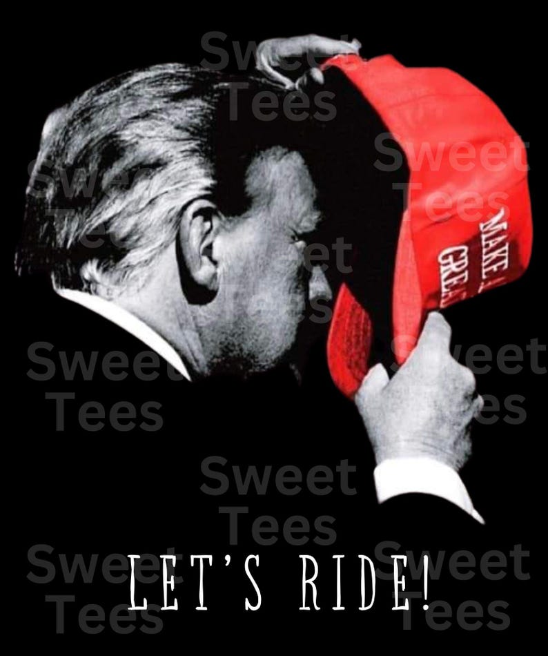 Trump T-shirt, Let's Ride, MAGA 2024 - Etsy