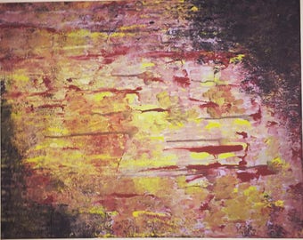 Abstract Expressionism Drip Splatter Painting Modern Original Fine Art ...