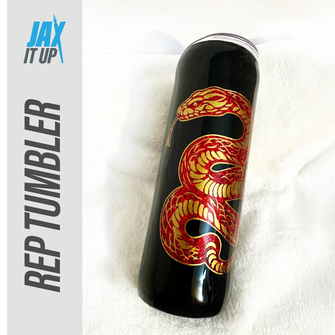 Reputation Era Tumbler – Taylor Swift Snake Cup – Gold Vinyl ...