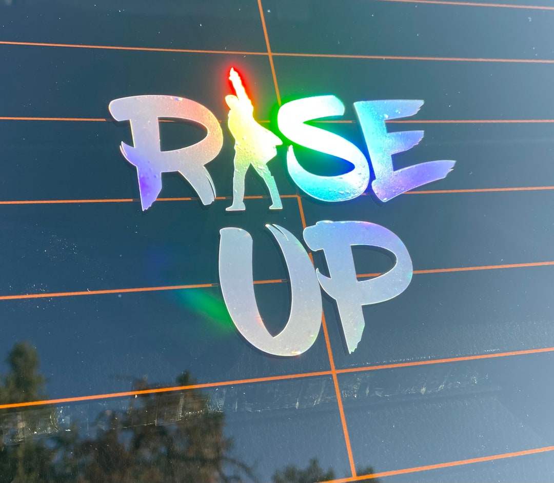 Rise up Hamilton Holographic Vinyl Decal - Etsy