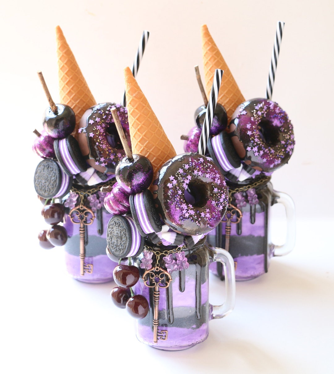 Fake Milkshake | Witch’s Brew Fake Food Props, Spooky Coffee Bar Decor ...