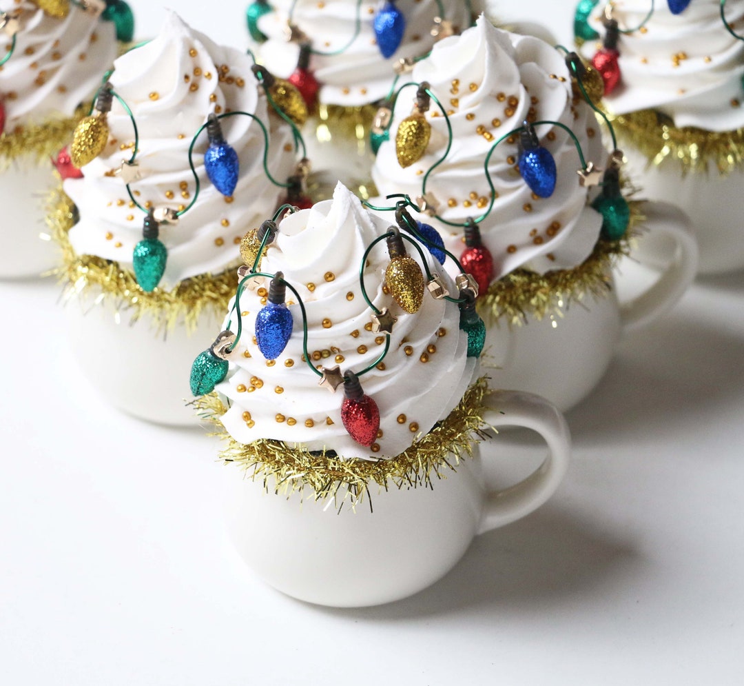 Mini Mugs Decor Perfect for Holiday Coffee Bar Decor, Hot Chocolate ...