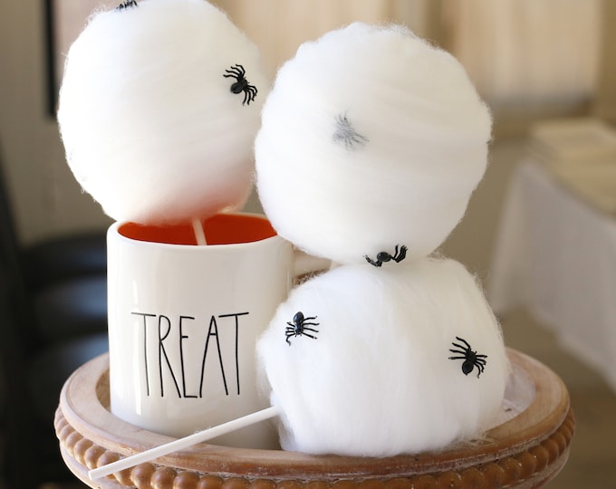 1pc Faux Cotton Candy Spider Nest Cotton Candy Halloween | Etsy