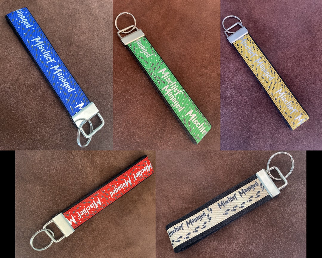 Mischief Managed Key Fob - Etsy