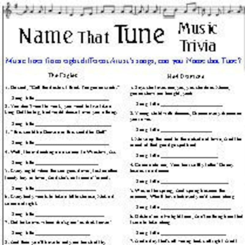 Christmas Name That Tune - Etsy