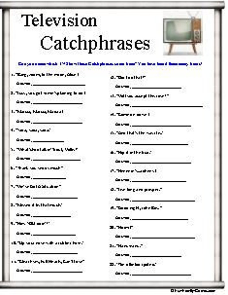 TV Shows, Characters and "catchphrases" - Etsy