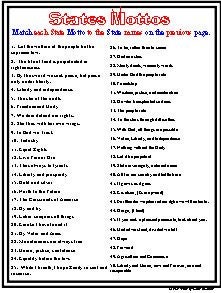 All 50 States Trivia - Etsy