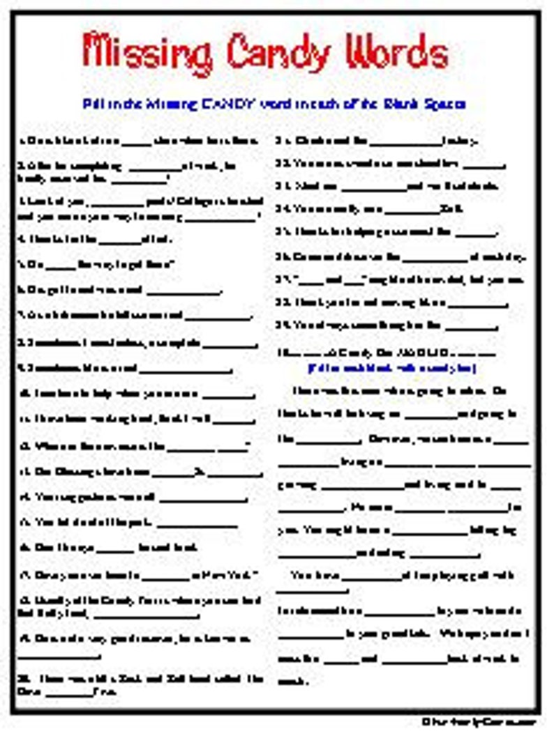 Candy Trivia, Some Sweet Candy Trivia About Those Treats We Eat. - Etsy