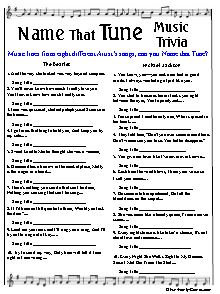 Name That Tune, Eight Different Artists - Etsy