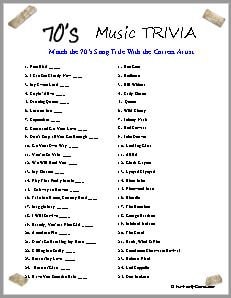 70's Trivia, - Etsy