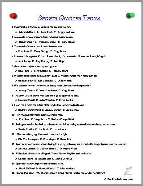 Famous Quiz Quotes