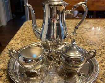 Silver Coffee Set | Etsy