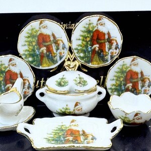 Reutter Porcelain Dollhouse Miniature Porcelain Hand-painted Christmas ...
