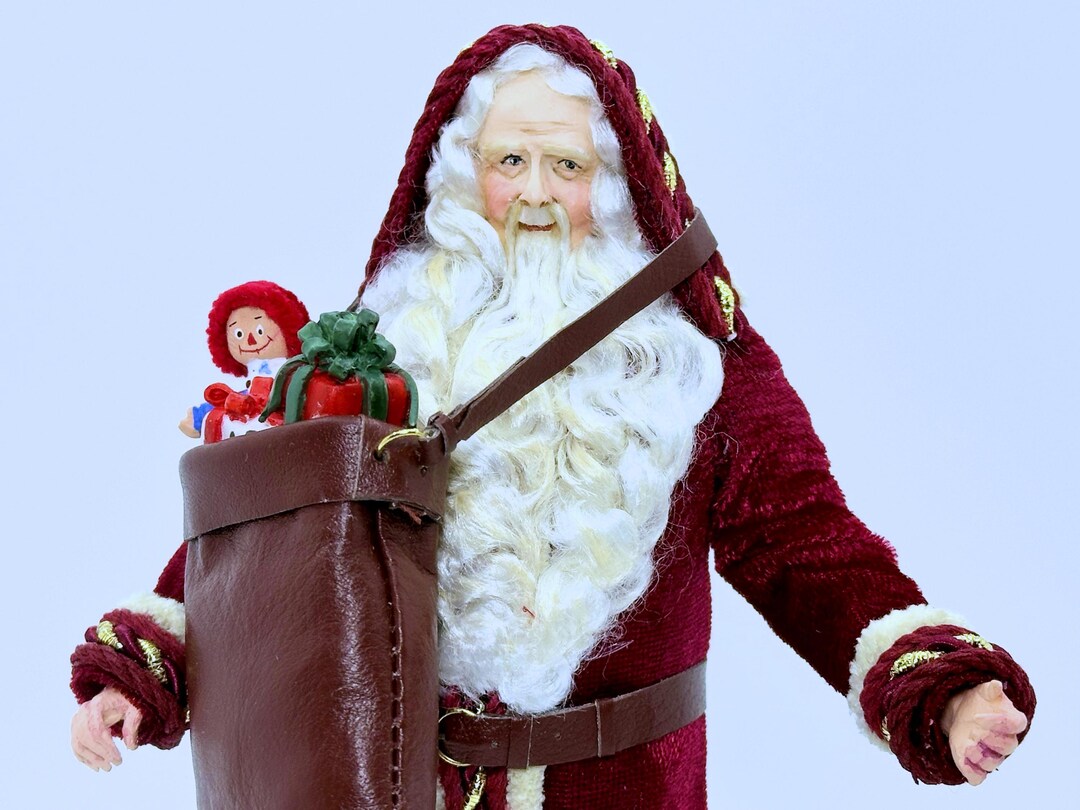 Dollhouse Miniature Father/ Ole St Nick / Santa Claus Christmas With ...