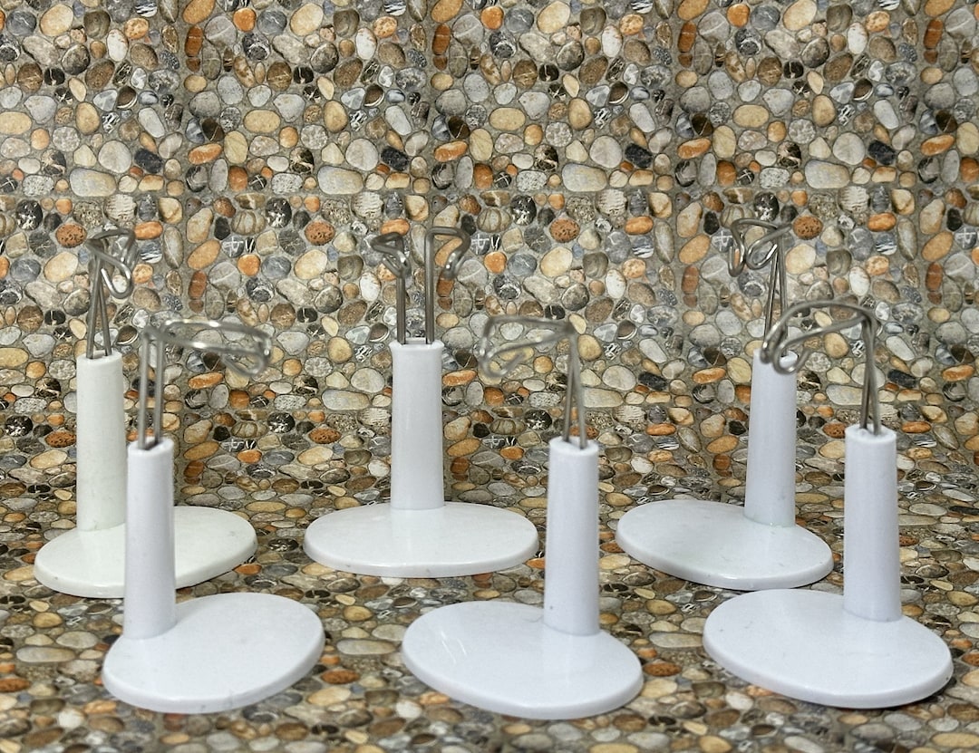 Dollhouse Miniature Doll Stands Fits Doll 5"- 6" High -6 Pcs. - Etsy