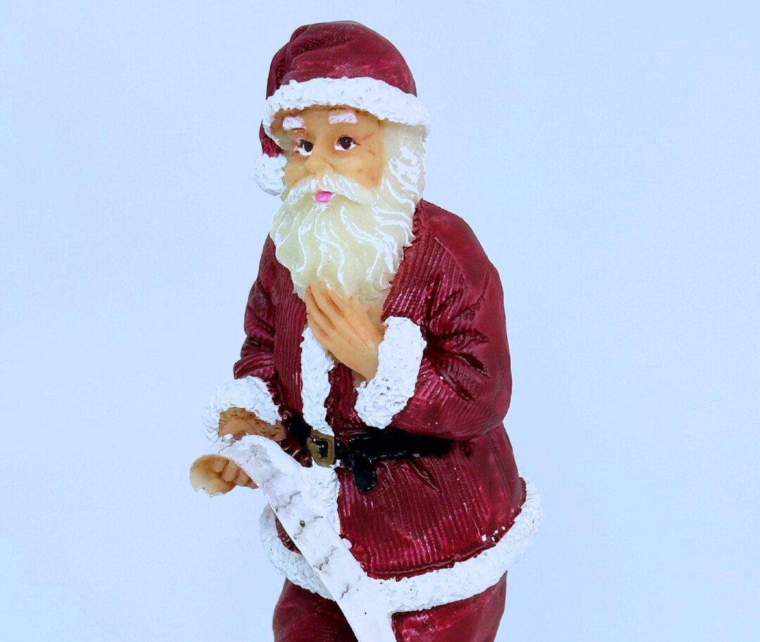 Dollhouse Miniature Resin Father Christmas / Santa Claus 1:12 Scale - Etsy