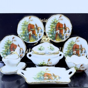 Reutter Porcelain Dollhouse Miniature Porcelain Hand-painted Christmas ...