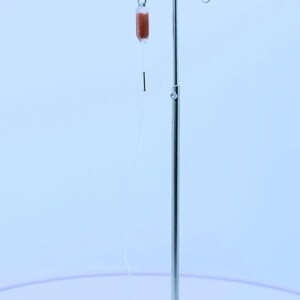 Dollhouse Miniature Hospital / Medical/ Doctor Drip Stand With Blood ...