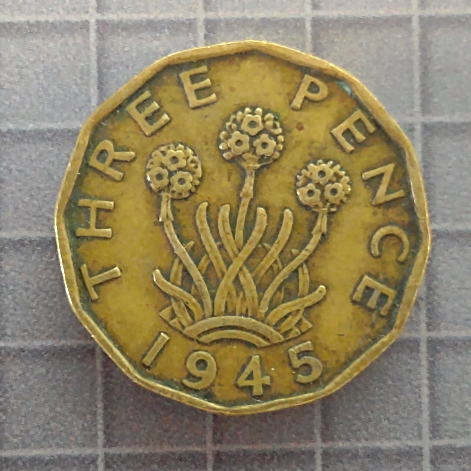 United Kingdom 1945 3 Pence Coin World Coins | Etsy