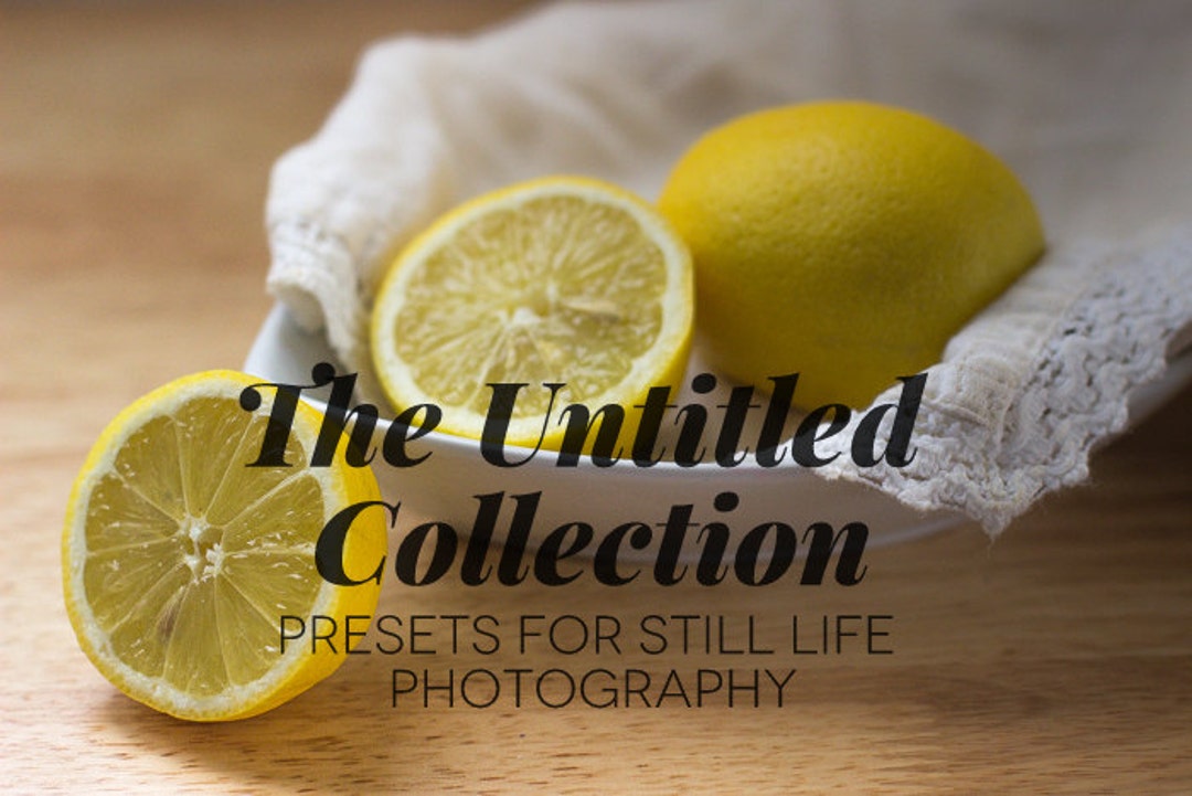 The Still Life Collection | Presets for Still Life Photography - Etsy